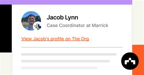Jacob Lynn Case Coordinator At Marrick The Org