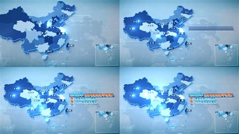全国地图辐射ae模板ae模板下载编号9409705光厂vj师网