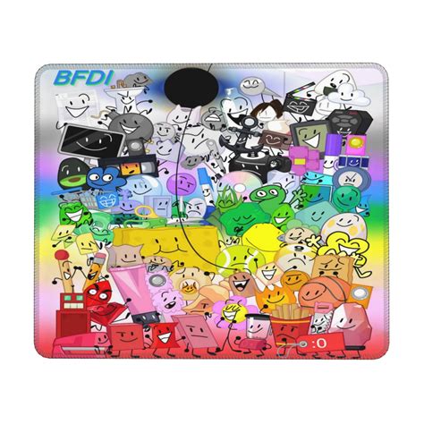 Game Bfdi Battle For Dream Island Mouse Pad Non Slip Rubber Mouse Pad For Computer Laptop Mouse