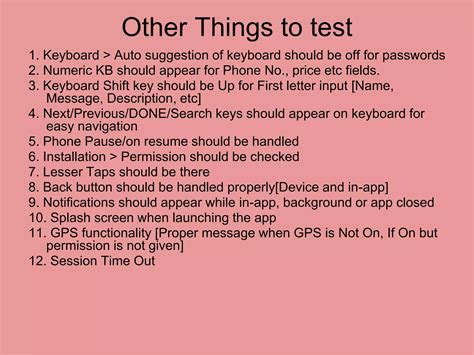 mobile application testing ppt