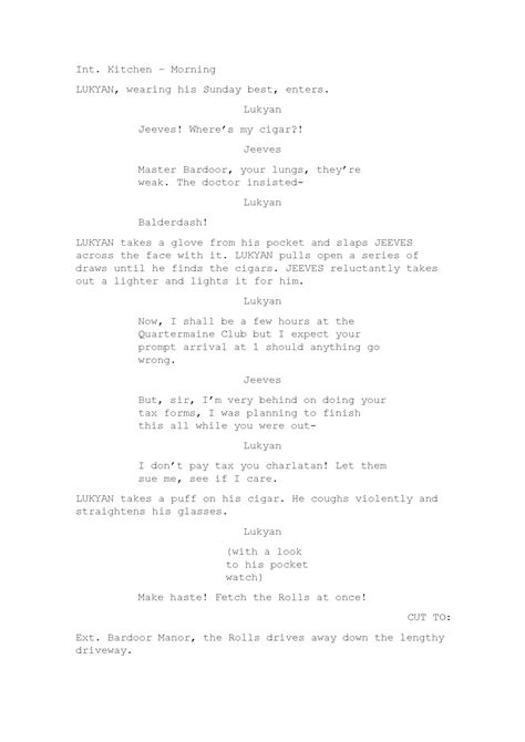 Create A Plan To Support The Writing Of The Script Extract P3