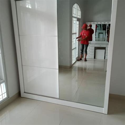 Jual Lemari Pakaian 2 Pintu Sliding Jumbo Duco Hpl Lemari Baju Hpl