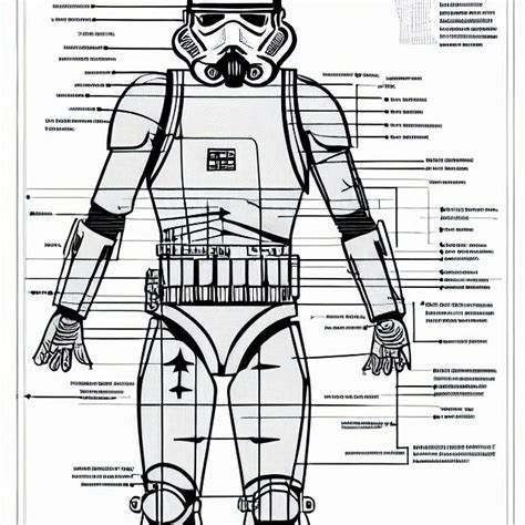 Scientific Diagram Of A Stormtrooper Complex Medical Arrows An