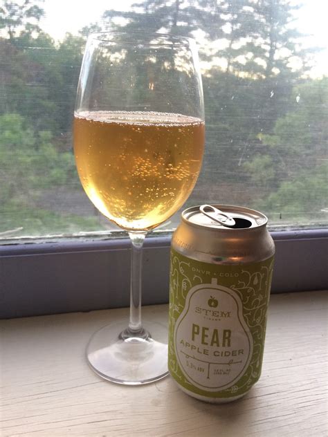 Along Came A Cider Pickcider Review Stem Cider S Pear Apple Cider