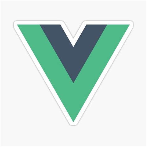 Vue Js Official Logo Sticker For Sale By Hellkni Ht Redbubble