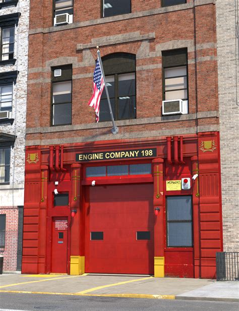 New York Fire Station ⋆ Freebies Daz 3d