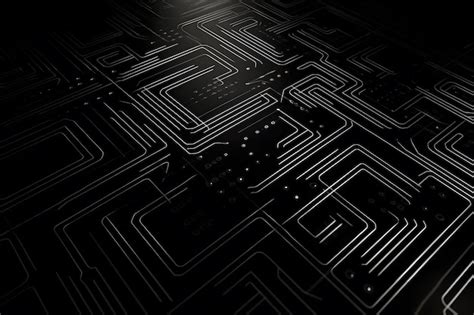 Premium Ai Image High Tech Electronic Circuit Board Background Neural