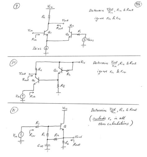 Solved Review Of Bjt Based Amplifier Structures Nen