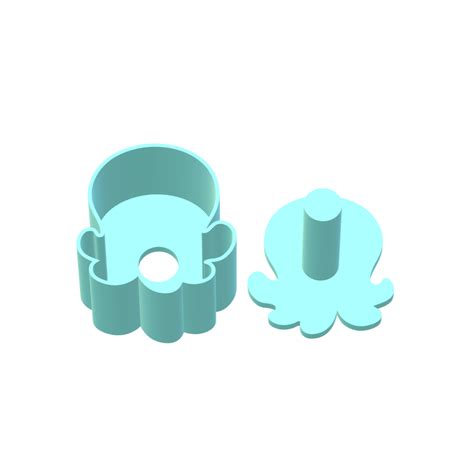 3d File Octopus Cake Pop Mold Digital Download Stl File 🐙 ・3d