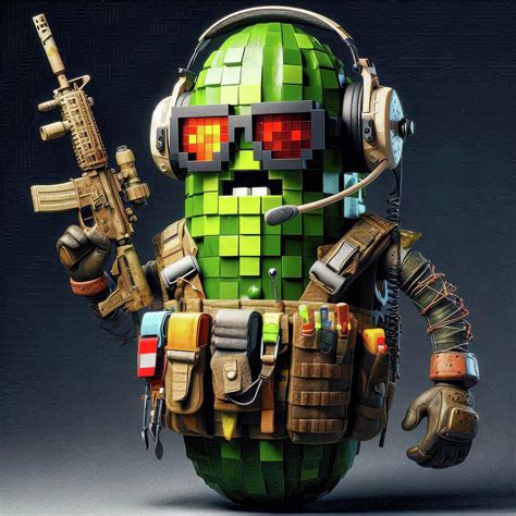 8 Bit Dill On Duty By Bill And Linda Tiepelman