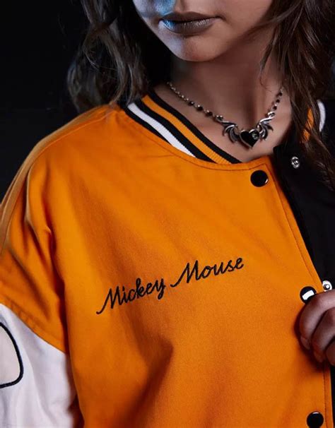 Her Universe Disney Halloween Split Varsity Jacket Shop Now