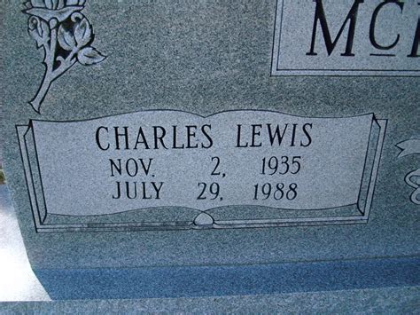 Charles Lewis Mcknight 1935 1988 Find A Grave Memorial