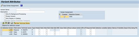 Sap Abap Central Selection Screen Variants Part Ii