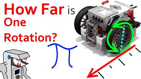 How Far Does An Ev3 Robot Drive In One Rotation Youtube
