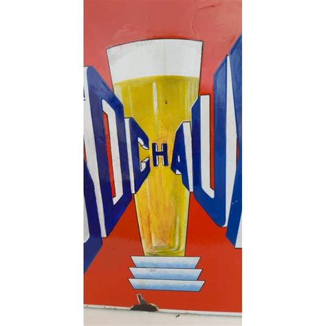 Plaque émaillée Bière Sochaux Tôleémaillée Vendu