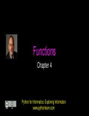 Py4Inf-04-Functions.pdf - Functions Chapter 4 Python for Informatics: Exploring Information www ...
