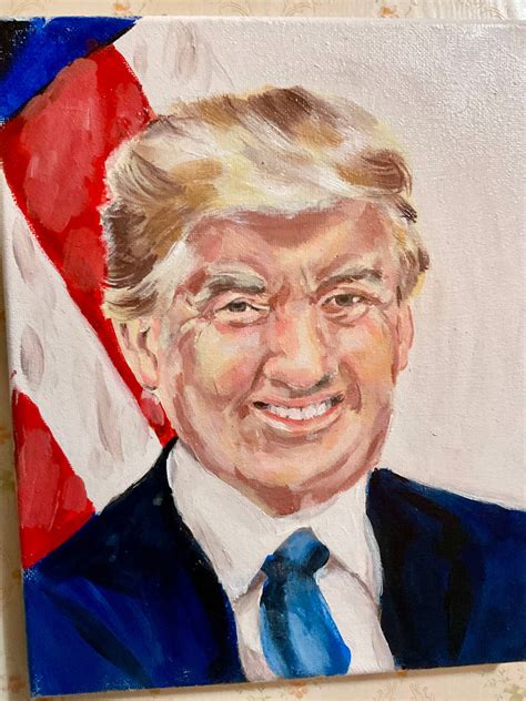Donald Trump Presidential Portrait By Tomaractus On Deviantart