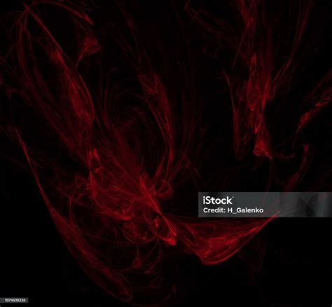 검은 바탕에 빨간 양 귀 비 프랙탈입니다 판타지 프랙탈 텍스처입니다 디지털 예술입니다 3d 렌더링입니다 컴퓨터 생성 이미지 가벼운에 대한 스톡 사진 및 기타 이미지 Istock