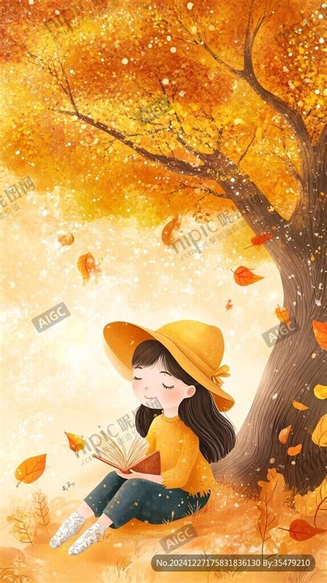 Ai创作图手绘原创插画秋天 插画秋天 24节气秋天插画 秋天插画秋高气爽 手绘秋天插画 秋游的好小女孩插画 秋天插画海报 秋天文创插画 霜降节气插画女孩 秋冬海报宣传插画 立秋手绘插画 手绘