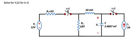 Solved Solve For V X T For T Chegg Com