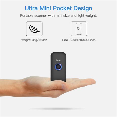 Eyoyo Mini D Bluetooth Barcode Scanner In Bluetooth USB Wired G Wireless Barcode