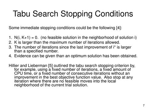 Ppt Tabu Search Powerpoint Presentation Free Download Id9374879