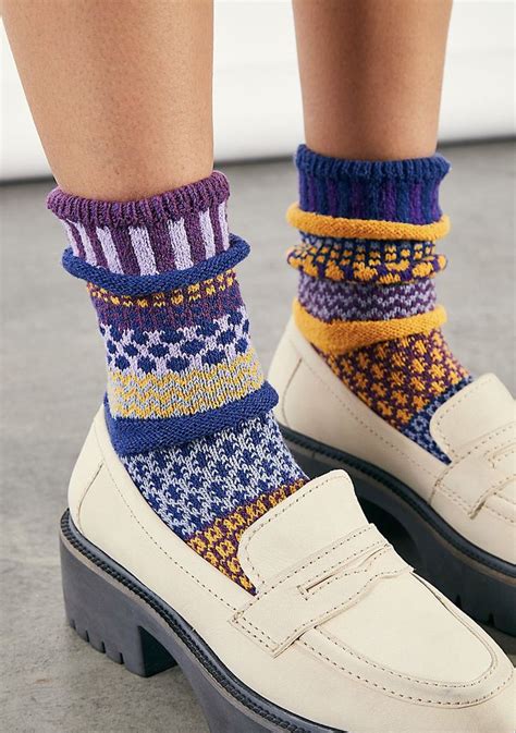 Socks Loafers X Free People Crazy Socks Outfit Sock Outfits