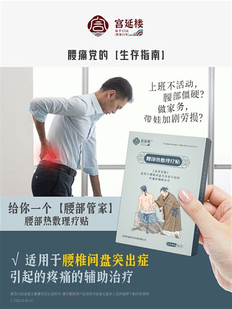 腰痛贴 腰酸 灸贴 宫延楼
