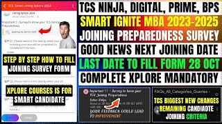 Tcs Joining Preparedness New Survey Form How To Fill Xplore Bgc Process