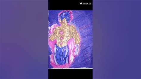 Drawing Vegeta Ultra Ego As Ssj3 Dragon Ball Super Shorts Vegeta