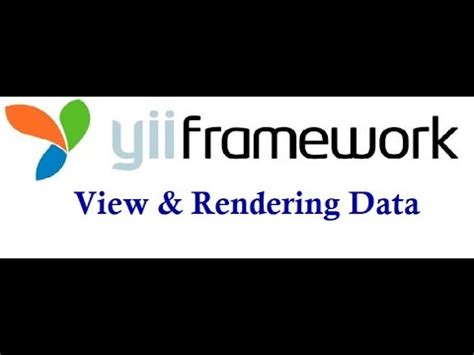 View Rendering Data In Yii2 PHP Framework Yii2 Php Framework