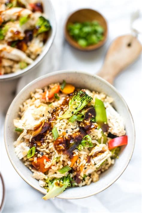 Instant Pot Teriyaki Chicken Rice Bowls Krolls Korner