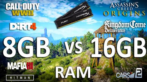 X Gb Vs X Gb RAM Test In Games OFF