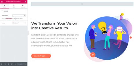 EA Advanced Menu Essential Addons For Elementor