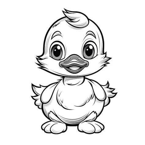 Premium Photo A Cartoon Duck With A Mustache And A Mustache On Its