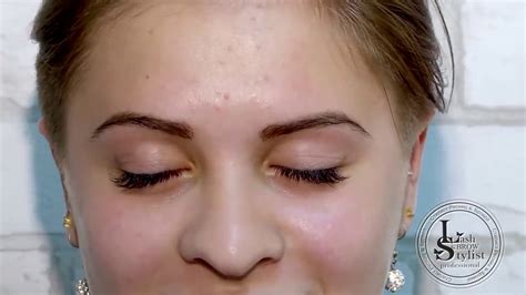 Наращивание ресниц «Классика процедура от начала до конца Youtube