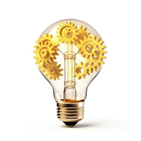 Premium Photo Illuminating The Path Of Innovation On White Background