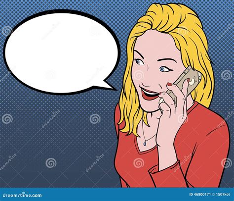 Ragazza Moderna Che Parla Sul Telefono Illustrazione Vettoriale Illustrazione Di Coppie