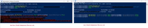 Powershell Set Msoluser Why Access Denied Server Fault