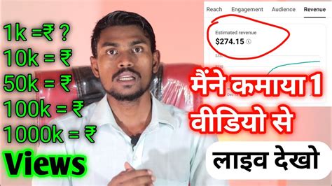 1k Views Par Kitna Dollar Milta Hai Youtube