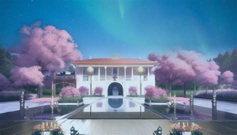 昼・夕・夜 動く配信用背景素材 【別荘】 水星 Booth