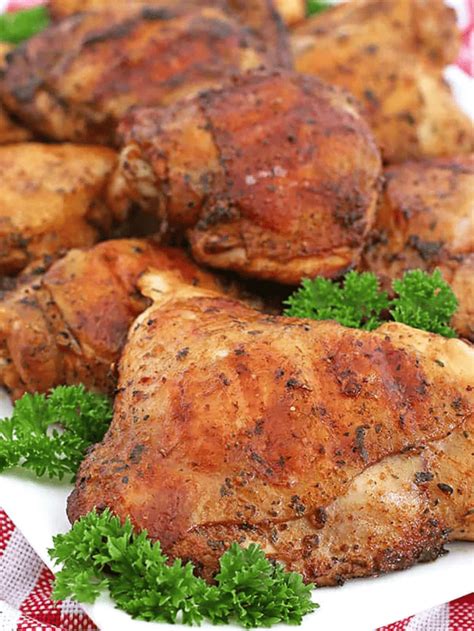 Perfectly Grilled Chicken Thighs Valyas Taste Of Home