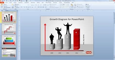 Free Growth Diagram Template For PowerPoint