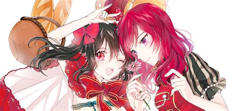Nishikino Maki And Yazawa Nico Love Live And More Drawn By Nennen Danbooru