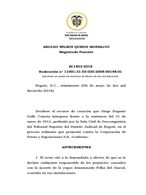 Libertad De Valoración Probatoria Pdf Procedimiento Civil Juez