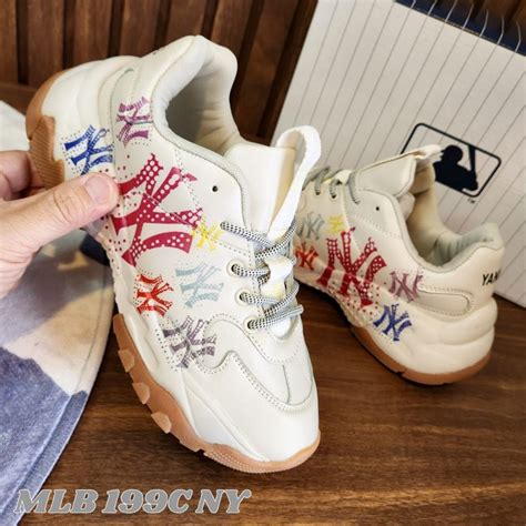 Jual Sepatu Sneakers Perempuan Wanita Unisex MLBE Korea BIGBALL CHUNKY