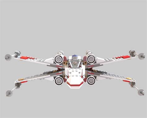 레고 스타 워즈 X 윙 스타 파이터 3d 모델 15 3ds Blend Dxf Obj Free3d