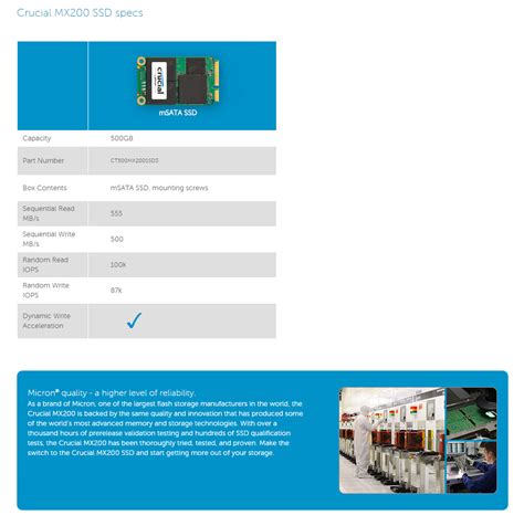 Buy Crucial Mx Gb Msata Ssd Ct Mx Ssd Pc Case Gear Australia