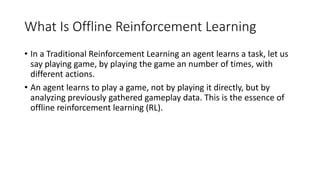 Offline Reinforecement Learning With LLM Pptx