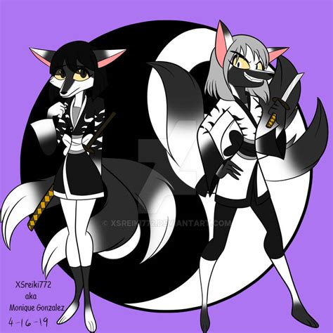 The Kitsune Sisters By Xsreiki772 On Deviantart